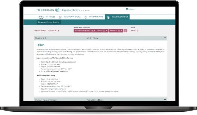 Global MRL Database & Regulatory Limits | FoodChain ID